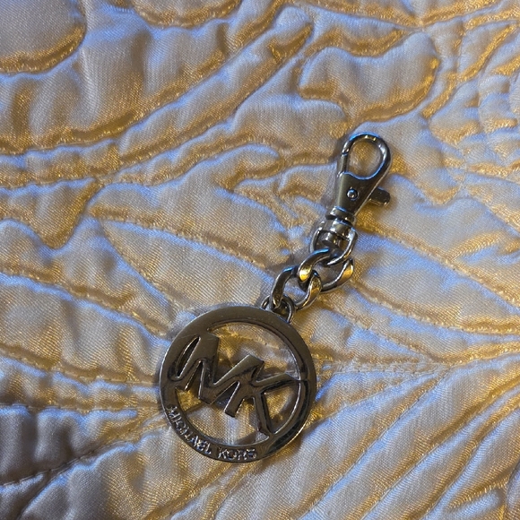 Michael Kors | Accessories | Michael Kors Silver Logo Keychain | Poshmark